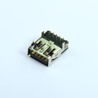 China USB 3.2 Gen2 Type A Female Connector, Vertical Side Entry SMT Socket, Straight Edge 10Gbps PCB Mount Receptacle for sale