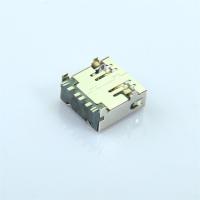 China USB3.2 Gen2 Type A Female Connector, Short Body SMT Shielded Socket, 10Gbps Surface Mount Receptacle for sale