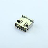China USB3.2 Gen2 Type A Female Connector, Short Body SMT Shielded Socket, 10Gbps Surface Mount Receptacle for sale