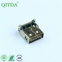 China USB3.0 Type A Female Connector, 90° Horizontal Straight Edge SMT Surface Mount Shielded Socket, 5Gbps PCB SMD Receptacle for sale