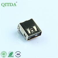 China USB3.0 Type A Female Connector, 90° Horizontal Straight Edge SMT Surface Mount Shielded Socket, 5Gbps PCB SMD Receptacle for sale
