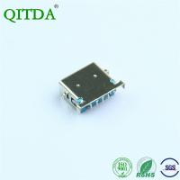China USB3.0 Type A Female Connector, Short Body L12.55mm H1.36mm Horizontal SMT Surface Mount Shielded Socket, 5Gbps PCB SMD Receptacle for sale