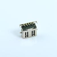 China Short Body Sink Recessed H2.55mm USB 3.0 Type A Female Connector, Horizontal Double Row DIP PCB Mount 5Gbps Shielded Socket for sale