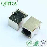 China 100Mbps 10P8C RJ45 Female Connector DIP Through Hole, Integrated Transformer Filter Ethernet Jack with Link & Activity LED, Shielded PCB Network Socket for sale