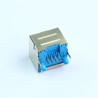 China Horizontal 90° Through Hole 8P8C RJ45 Female DIP Connector, Metal Shielded Empty Shell, No Transformer No LED Ethernet Jack for sale