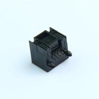 China Horizontal 90° Through Hole 8P8C RJ45 Female DIP Connector, Full Plastic Unshielded Empty Shell No Transformer No LED Ethernet PCB Jack for sale