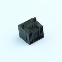 China Horizontal 90° Through Hole 8P8C RJ45 Female DIP Connector, Full Plastic Unshielded Empty Shell No Transformer No LED Ethernet PCB Jack for sale