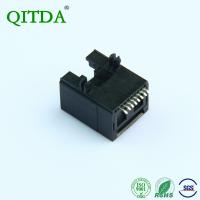 China RJ45 Ultra-Thin SMT Jack with Mushroom Feet – 4P4C / 6P6C / 8P8C / 10P10C, Shielded Modular Socket for Network Ethernet Applications for sale