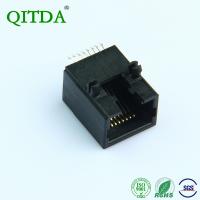 China RJ45 Ultra-Thin SMT Jack with Mushroom Feet – 4P4C / 6P6C / 8P8C / 10P10C, Shielded Modular Socket for Network Ethernet Applications for sale