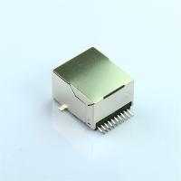 China RJ45 10P10C Ultra-Thin Right Angle SMT Jack – No LEDs, Low Profile Female Connector for Network Interface for sale