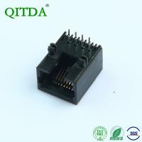 China Ultra Thin Horizontal Through Hole RJ45 Female DIP Connector, Full Plastic Unshielded, Multi Spec 4P4C/6P6C/8P8C/10P10C Empty Shell No Transformer No LED Ethernet PCB Jack for sale