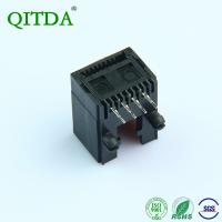 China Ultra Thin Horizontal Through Hole RJ45 Female DIP Connector, Full Plastic Unshielded, Multi Spec 4P4C/6P6C/8P8C/10P10C Empty Shell No Transformer No LED Ethernet PCB Jack for sale