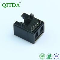 China Ultra Thin Horizontal Through Hole RJ45 Female DIP Connector, Full Plastic Unshielded, Multi Spec 4P4C/6P6C/8P8C/10P10C Empty Shell No Transformer No LED Ethernet PCB Jack for sale
