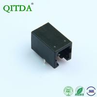 China RJ11-12 4P4C Surface Mount Phone Socket, H11.5 Full Plastic RJ11 Telephone Port with SMT Pins for PCB for sale