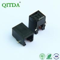 China RJ12 RJ11 Ultra Thin Telephone Jack H11.5 Full Plastic SMT Female Connector 6P6C Modular Socket for sale