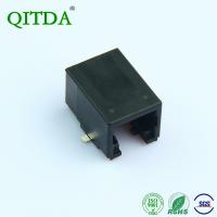 China RJ12 RJ11 Ultra Thin Telephone Jack H11.5 Full Plastic SMT Female Connector 6P6C Modular Socket for sale