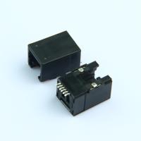 China RJ11 Connector 6P6C Ultra-thin SMT Full Plastic Female Jack, Telephone Socket RJ12 SMT Connector for sale