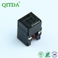 China RJ11 Connector 6P6C Ultra-thin SMT Full Plastic Female Jack, Telephone Socket RJ12 SMT Connector for sale