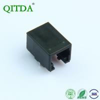China RJ11 Connector 6P6C Ultra-thin SMT Full Plastic Female Jack, Telephone Socket RJ12 SMT Connector for sale