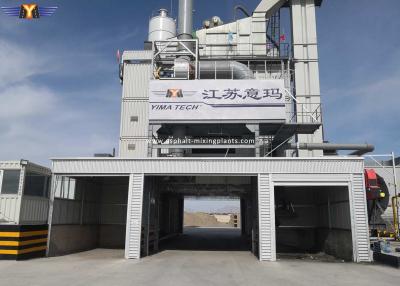 China Stationary LB4000 Asphalt Drum Mixing Plant 320TPH With Bottom Mounted Storage for sale