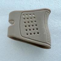 China OEM Anti Slip Silicone Rubber Grip Odorless Black Rubber Sleeve Latex Free for sale