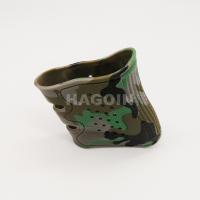 China Camouflage Silicone Rubber Grip Customized Color Green Rubber Grip Sleeve for sale
