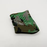 China Camouflage Silicone Rubber Grip Customized Color Green Rubber Grip Sleeve for sale