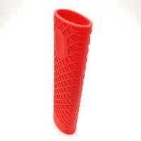 China Custom Food Grade Silicone Rubber Grip Cover Anti Slip Rubber Handle Grip Sleeve for sale