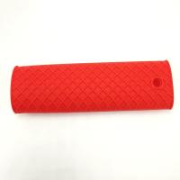 China Custom Food Grade Silicone Rubber Grip Cover Anti Slip Rubber Handle Grip Sleeve for sale