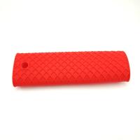 China Custom Food Grade Silicone Rubber Grip Cover Anti Slip Rubber Handle Grip Sleeve for sale