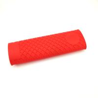 China Custom Food Grade Silicone Rubber Grip Cover Anti Slip Rubber Handle Grip Sleeve for sale