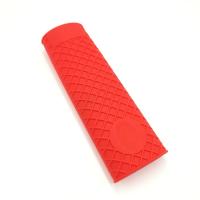 China Custom Food Grade Silicone Rubber Grip Cover Anti Slip Rubber Handle Grip Sleeve for sale
