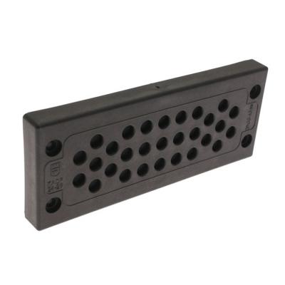 China PC PA Cable Entry Plate Wheel Barrow Custom Plastic Parts Fabrication for sale