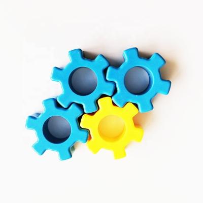 China Custom Injection Plastic Spare Parts, Plastic Plum Gear, Cushion, Coupling Spider Coupling  Plastic Cog for sale