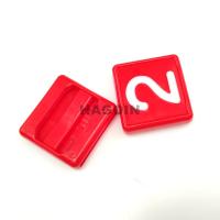 China ABS  Custom Plastic Parts Two Color Plastic Injection Parts Overmolding for sale