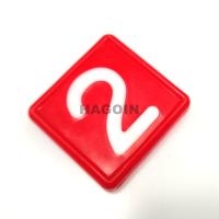 China ABS  Custom Plastic Parts Two Color Plastic Injection Parts Overmolding for sale