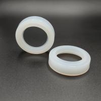 China Food Grade Custom Silicone Gaskets Tear Resistant 90 ShoreA Custom Made Rubber Seals for sale