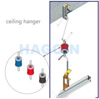 China Drop Isolation Acoustic Hanger Gypsum 30 ShoreA Acoustic Ceiling Tile Hangers for sale