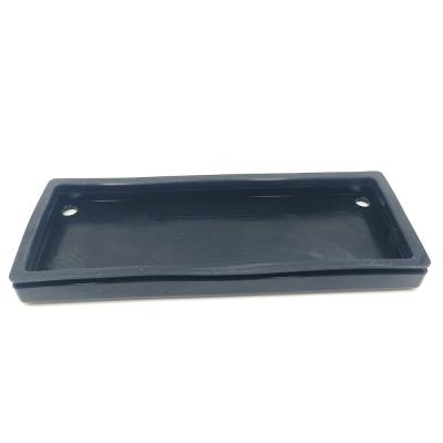 China Round Flat Custom Silicone Gaskets 30 Degree - 90 Degree Silicone Rubber Cover Casing for sale