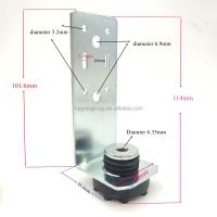China Resilient Mount Rsic 1 Clips Installation Rubber Zinc Plated  Sound Clips Drywall for sale