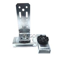 China Green RSIC-1 Resilient Sound Isolation Clips 12.8CM Noise Isolation Hat Channel for sale