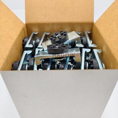 China Galvanized RSIC-1 Resilient Sound Isolation Clips Fireproof  Mounting  Isolation Clips For Drywall for sale