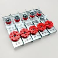 China Rubber RSIC-1 Resilient Sound Isolation Clips Acoustic Mount 3D Design Soundproofing Clips for sale