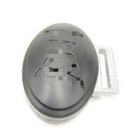 China Black Rubber Metal Parts Custome Size 90 Shore Rubber Metal Bonded Products for sale