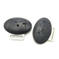 China Black Rubber Metal Parts Custome Size 90 Shore Rubber Metal Bonded Products for sale