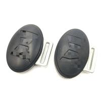 China Black Rubber Metal Parts Custome Size 90 Shore Rubber Metal Bonded Products for sale
