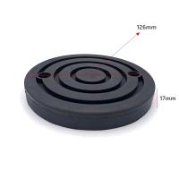 China Elevator Jacks Automotive Rubber Parts Round Chassis Molded Silicone Rubber Pad for sale