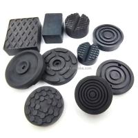 China Elevator Jacks Automotive Rubber Parts Round Chassis Molded Silicone Rubber Pad for sale