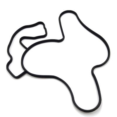 China Custom Size EPDM Rubber Parts  Shock Absorption Valve Rubber Cover Gsket for sale