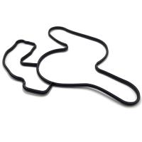 China Custom Size EPDM Rubber Parts  Shock Absorption Valve Rubber Cover Gsket for sale